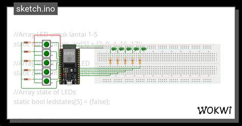 Elevator Wokwi Esp32 Stm32 Arduino Simulator