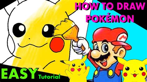 How To Draw Pokémon From Pokémon Easy Tutorial Youtube