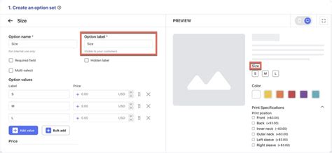 Option Label Easifyapps
