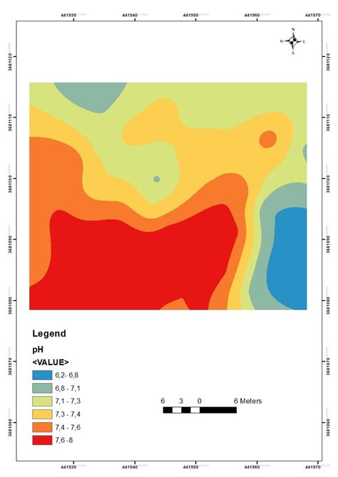 Ph Spatial Distribution Map Download Scientific Diagram
