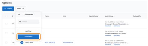 Creating Custom Filters In The CRM Marketing