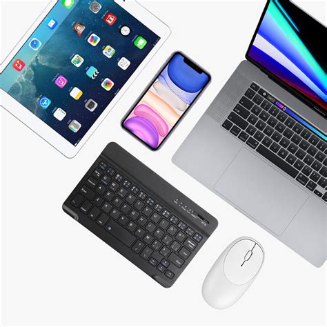 Keyboard Mouse Combos Bluetooth Ultra Thin Portabl Grandado