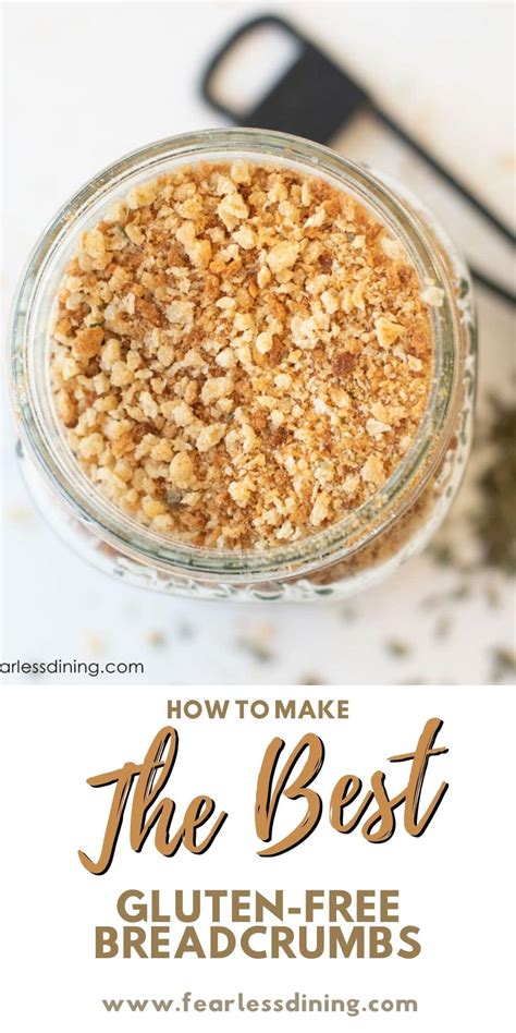 How To Make Gluten Free Bread Crumbs Fearless Dining