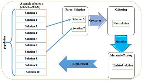 Ssga Steady State Genetic Algorithm Process Of Updating The