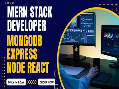 A Full Stack Developer For Your Web Application MERN Stack Development Upwork
