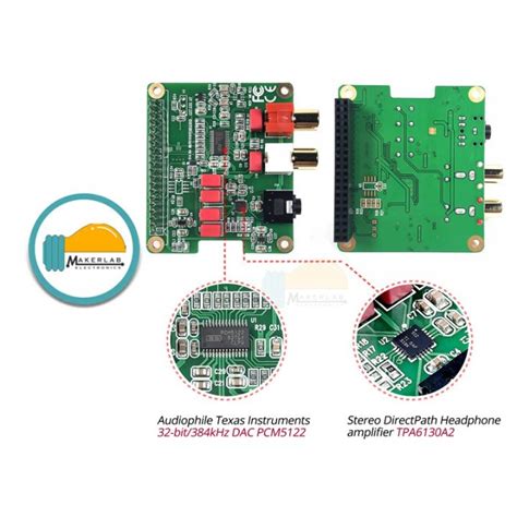 InnoMaker HiFi DAC Audio Hat For Raspberry Pi Lazada PH