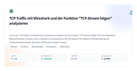 Tcp Traffic Mit Wireshark Und Der Funktion Tcp Stream Folgen