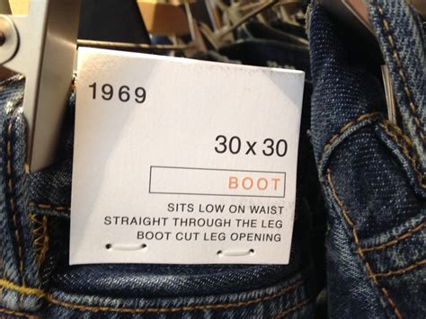 Gap Boot Fit How To Tell What Size Tag Jeans Are