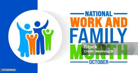 전국 직장 및 가정의 달 배경 또는 배너 디자인 템플릿은 매년 10월에 관찰됩니다 휴일 개념입니다 카드 포스터 플래카드 템플릿에 대 한 템플릿입니다 주당순이익 10 10월에
