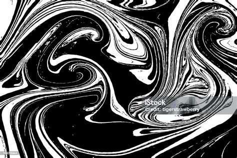 잉크 텍스처입니다 흰색과 검은색 페인트 근접 촬영의 혼합 마블 텍스처를 추상화 합니다 수 제 Ebru 기법입니다 수채화 배경 인쇄 얼룩 파티 초대장에 대 한 디자인을 커버