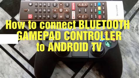 How To Connect Bluetooth Gamepad Controller To Androidtv Youtube