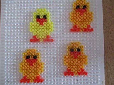 Mini Perler Beads Easter Crafts