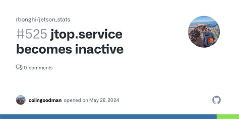 Jtop Service Becomes Inactive Issue Rbonghi Jetson Stats GitHub