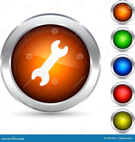 Tool Button Stock Vector Illustration Of Decoration 10523561