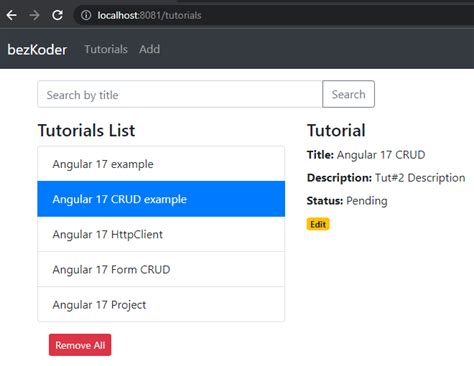 Angular Crud Example With Web Api Bezkoder