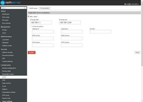 [solved] Nethserver 6 7 Beta1 Dhcp Server Module Testing