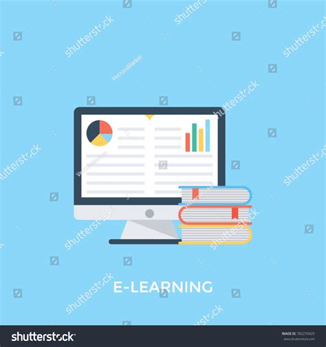 Computer Screen Pie Chart Bar Graph Stock Vector Royalty Free Shutterstock