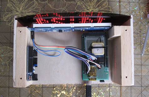 8x32 Led Matrix Clock Showcase Arduino Forum