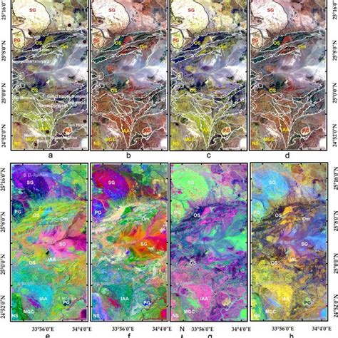 Airborne Geophysical Data A Reduction To Pole Rtp Map B