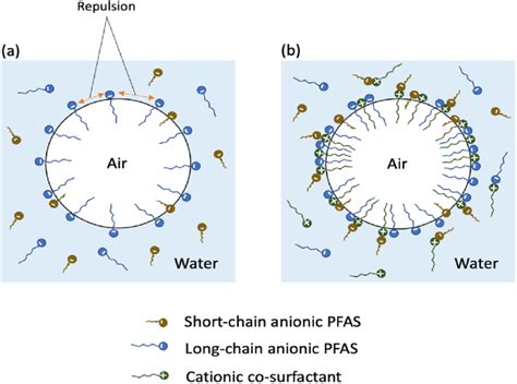 A Removal Of Pfas Through The Adsorption At The Air Liquid Interface Download Scientific