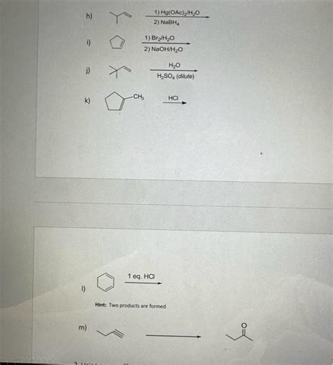 Solved Provide The Necessary Reactant Reagent Reactant