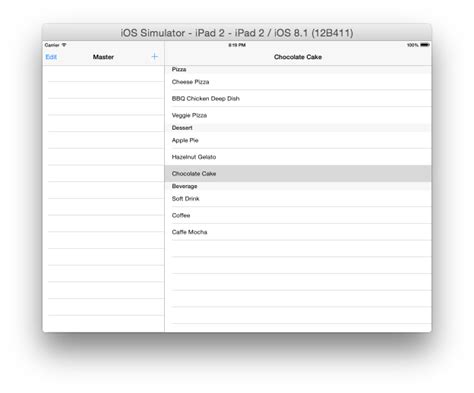Swift Swift Split View Controllers Round Two Part 1 The Master