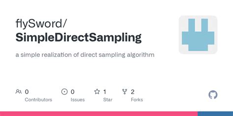 Github Flyswordsimpledirectsampling A Simple Realization Of Direct