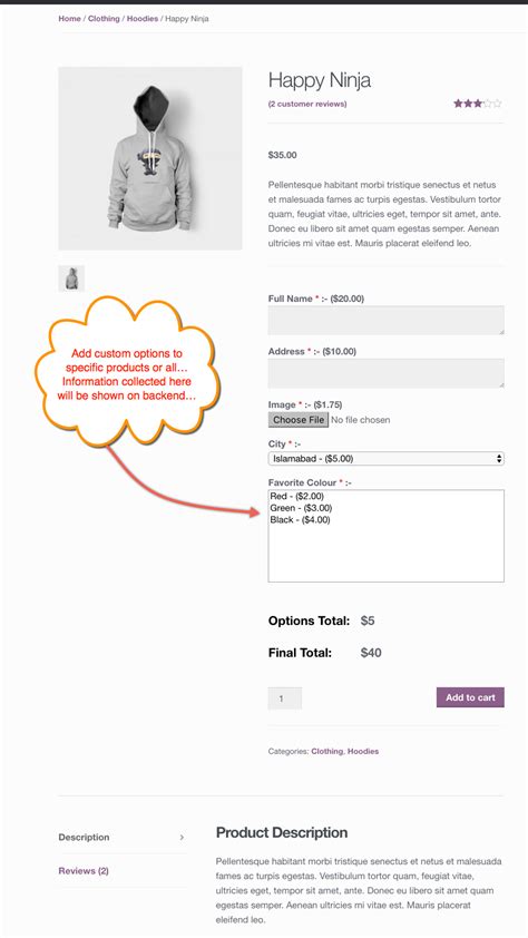 Woocommerce Addons