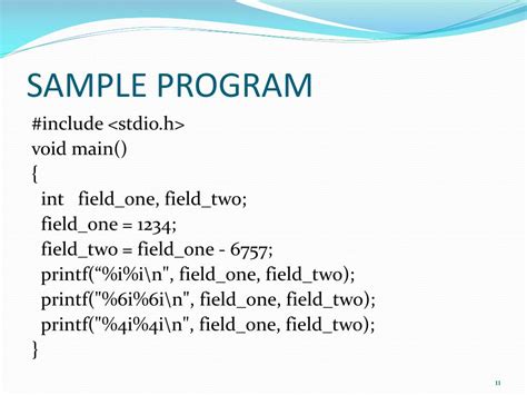 Ppt Declarations Assignments And Expressions In C Powerpoint Presentation Id2930557