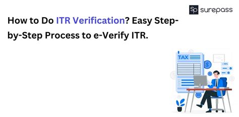 how to do itr verification easy step by step process to e verify itr surepass technologies