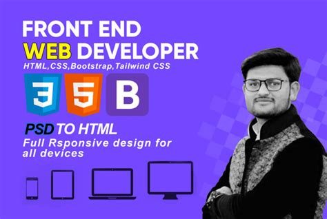 Be Your Front End Web Developer Html Css Bootstrap By Mrdeveloper047