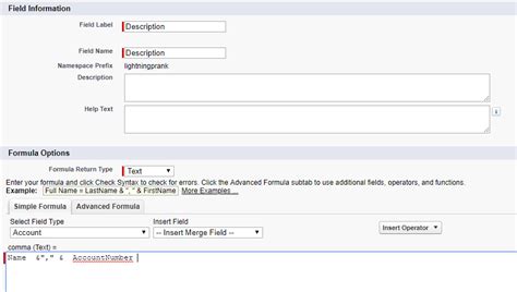 Salesforce For You Insert Comma Between Two Field Value In Formula Field
