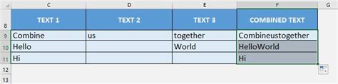 Concat Formula In Excel Myexcelonline