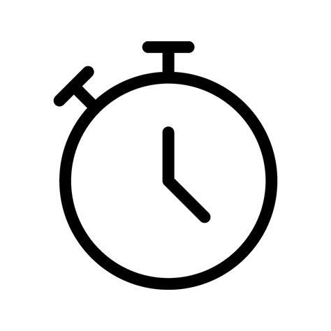 Stopwatch Icon Vector Symbol Design Illustration 26627819 Vector Art At