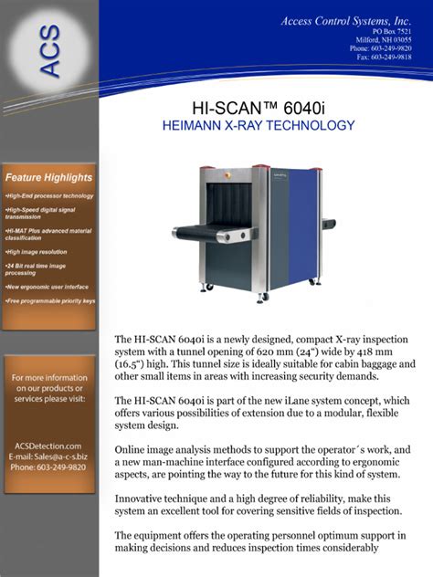 Hi Scan™ 6040i Pdf