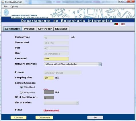 Connection Configuration Window Download Scientific Diagram