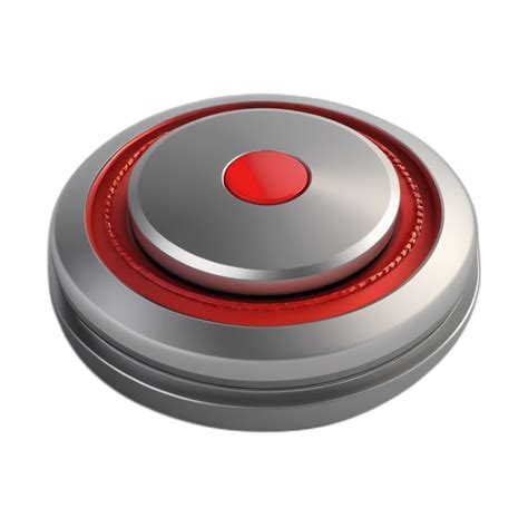 D Rendered Button PNG