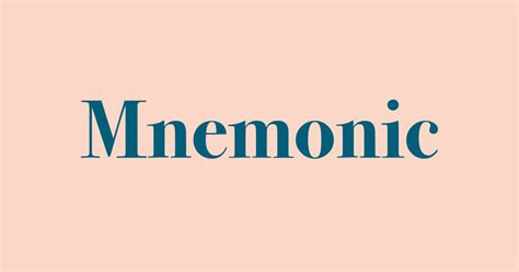 Mnemonic Word Daily