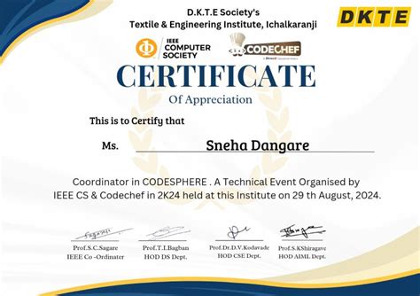 Ieee Codechef Codesphere Techevent Sneha Dangare