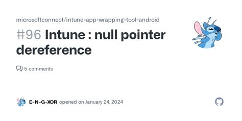 Intune Null Pointer Dereference · Issue 96 · Microsoftconnectintune App Wrapping Tool