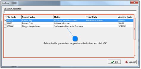 To Reopen An Archived File