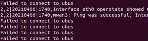 failed to connect to ubus installing and using openwrt openwrt forum