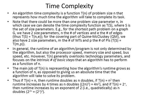 Algorithmic Time Complexity Basics Ppt Video Online Download