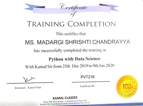 Shrishti Madargi On Linkedin Pythonprogramming Kamalclasses