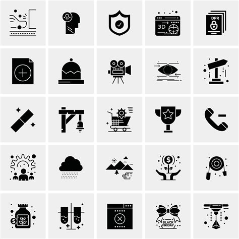 Computer Mail Chat Service Bold And Thin Black Line Icon Set 13493540 Vector Art At Vecteezy