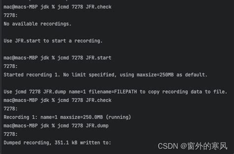 Jfr学习笔记，java飞行记录器 Csdn博客