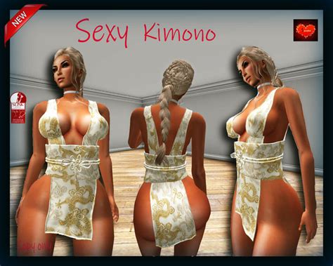 Second Life Marketplace Sexy Kimono