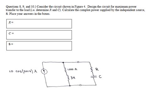 Solved Consider The Circuit Shown In Figure 4 ﻿design The