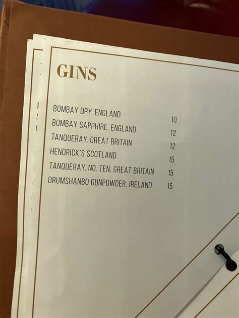 Drinks Menus On Celebrity Eclipse Celebrity Cruises Cruise Critic Community