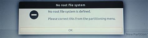 Dual Boot No Root Filesystem Is Defined While Installing Ubuntu 1804 Ask Ubuntu